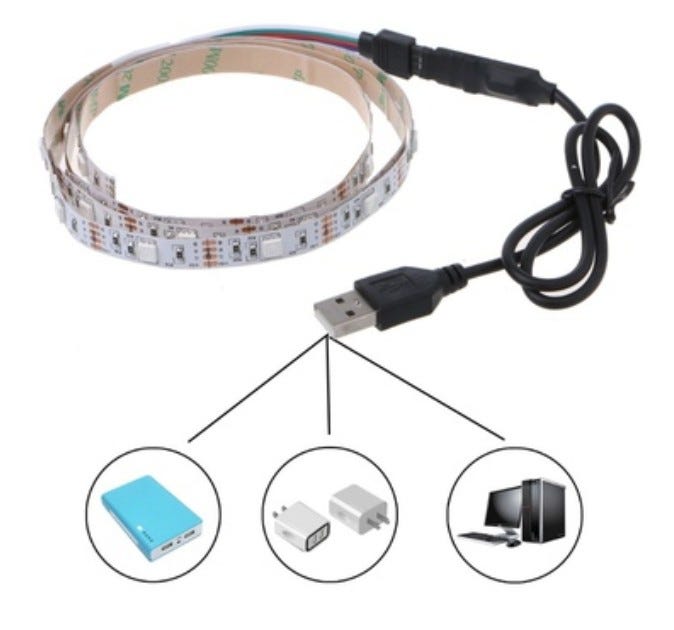 TV Ledlys LED - strips lys bak Gaming Led edlys til PC skjerm monitor ...