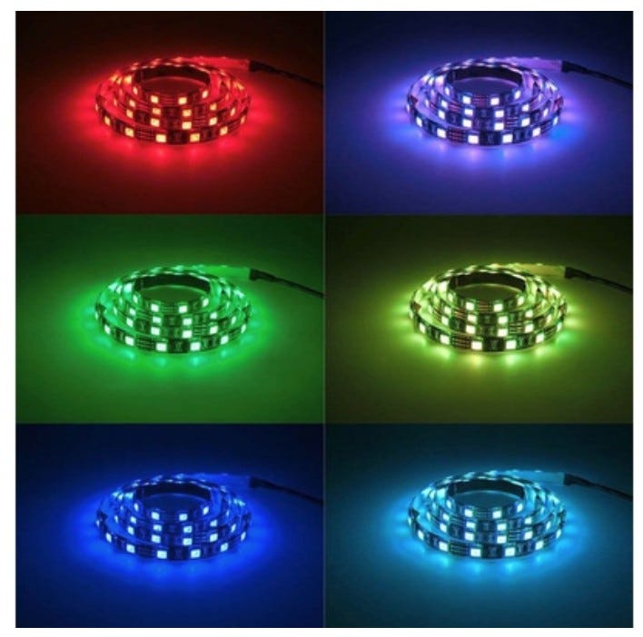 TV Ledlys LED - strips lys bak Gaming Led edlys til PC skjerm monitor ...