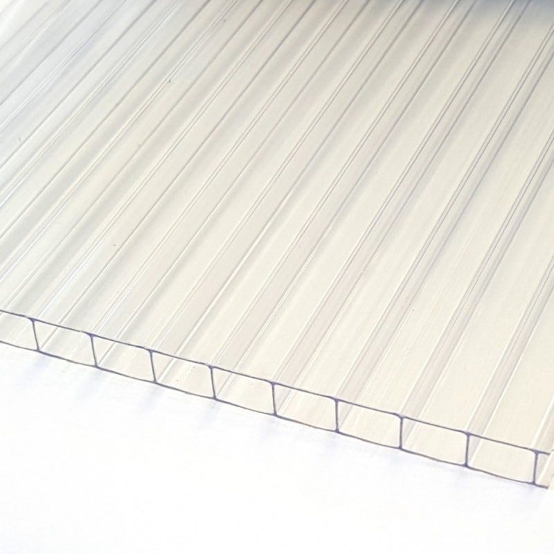 Polykarbonat plast plater, UV-beskyttelse. Til taket, drivhus, terasse ...