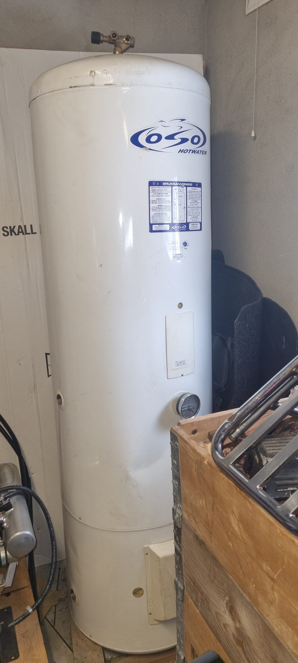 varmtvanns bereder/sentral OSO EP 400 3+15KW HT | FINN torget