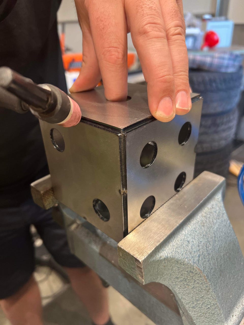 Sveise kit - Tren på å sveise en terning | FINN-torget