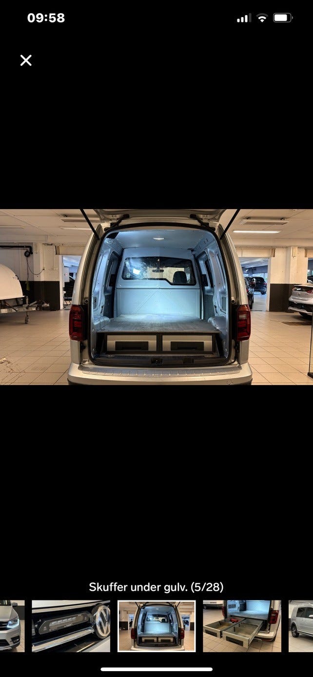 Innredning Vw Caddy Maxi | FINN-torget