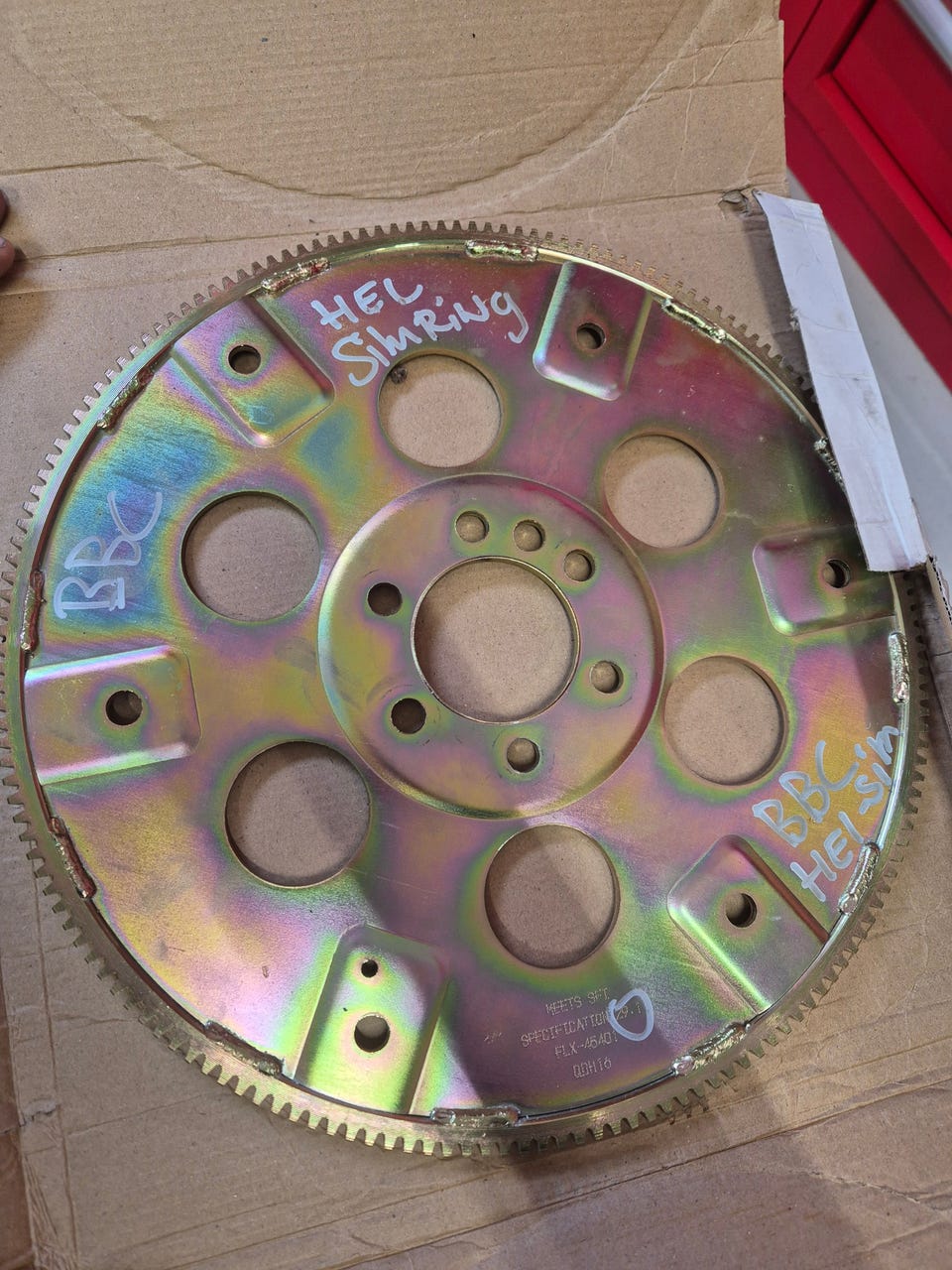 LSA flexplate - 8 bolta smidd veiv LSX | FINN-torget