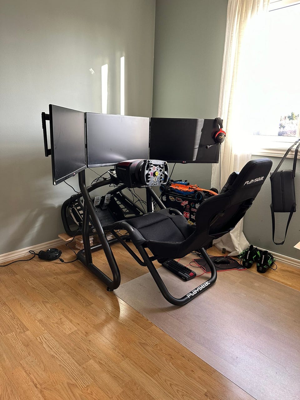 Komplett bil simulator u/ PC eller spillmaskin selges | FINN-torget