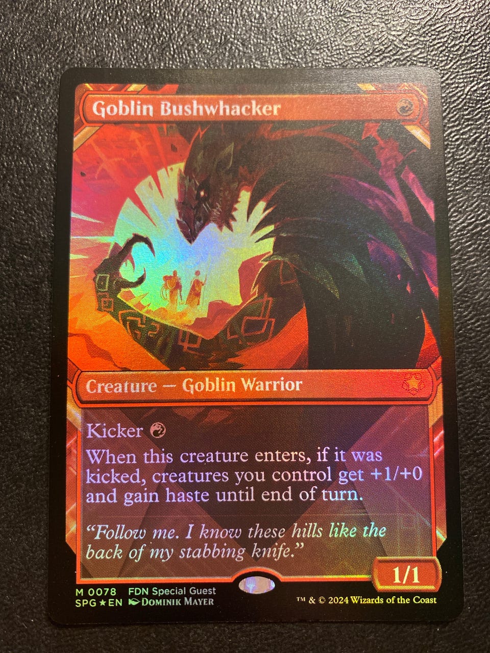Scrawling Crawler rare exstended art Magic the gathering samlekort ...