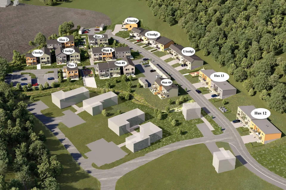 Vear/Firenga - Romslig rekkehus med 3 sov og 2 bad i rolige omgivelser ...