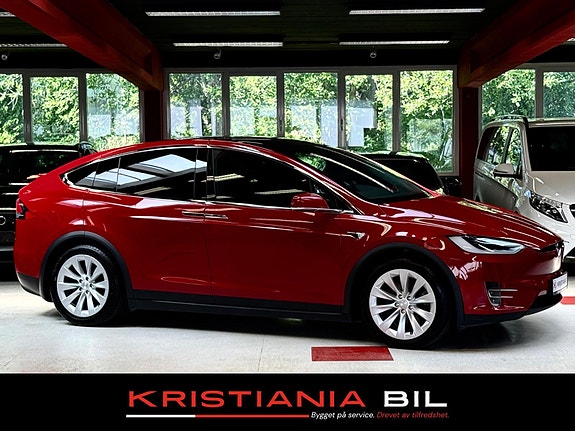 Bruktbil til salgs: Tesla Model X - 2018 - Rød - 525 hk - SUVOffroad ...