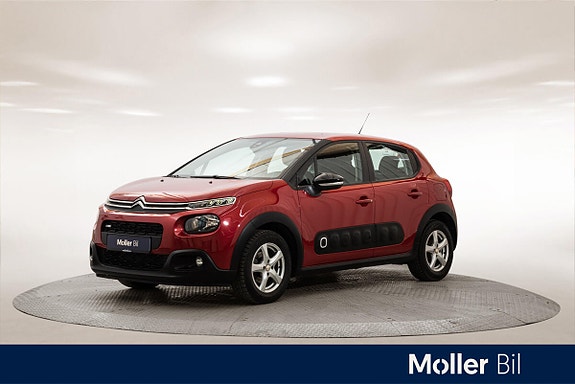 Bruktbil til salgs: Citroen C3 - 2019 - Rød - 82 hk - Kombi 5-dørs ...