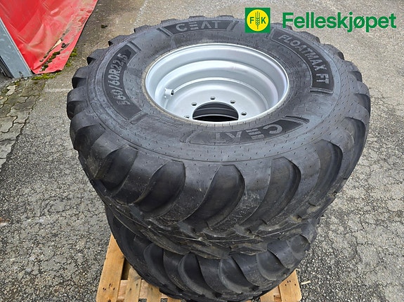 Til salgs: Hjul par: Ceat Floatmax FT 56060R22.5 | FINN.no