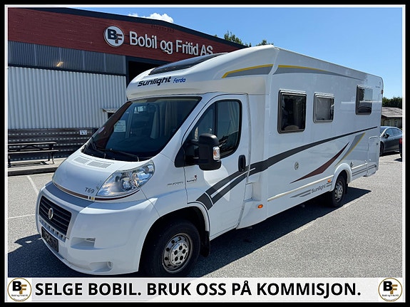 Bobil til salgs: Sunlight T 69 Hel og pen bil Bør sees. - 2013 - Delintegrert - 131 hk - 2,3 l ...