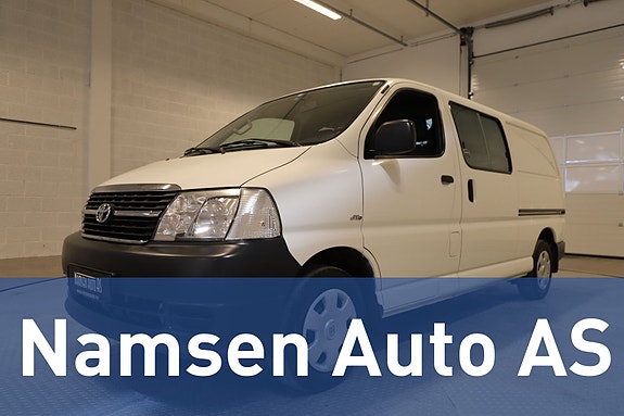 Bruktbil til salgs: Toyota HiAce - 2011 - Hvit - 117 hk - Kasse | FINN.no