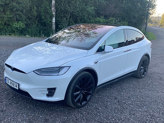 Bruktbil til salgs: Tesla Model X - 2019 - Hvit - 524 hk - SUVOffroad ...