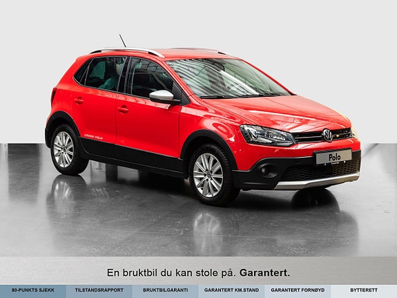Bruktbil til salgs: Volkswagen Polo Cross - 2016 - Rød - 90 hk - Kombi ...