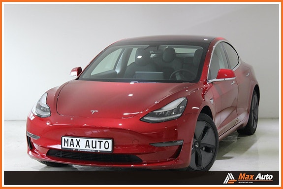Bruktbil til salgs: Tesla Model 3 - 2019 - Rød - 462 hk | FINN.no