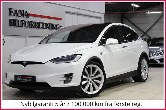 Bruktbil til salgs: Tesla Model X - 2017 - Hvit - 525 hk - SUVOffroad ...