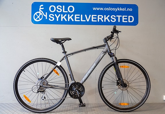 Hybridsykkel - Merida Crossway 20D - Oppreist sittestilling | FINN torget