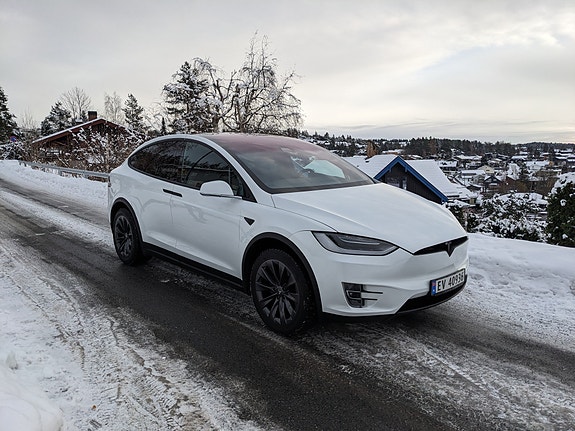 Bruktbil til salgs: Tesla Model X - 2019 - Hvit - 524 hk - SUVOffroad ...
