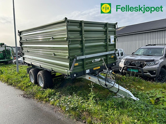 Til salgs: Fliegl TDK 80-88 Traktorhenger, galvanisert ramme, fjæring ...