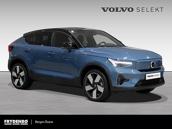 Bruktbil til salgs: Volvo C40 - 2022 - Blå - 408 hk - SUVOffroad | FINN.no