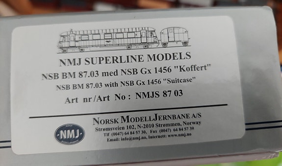NMJ Superline Models NSB BM 87.03 | FINN torget