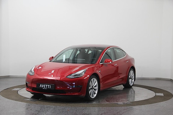 Bruktbil til salgs: Tesla Model 3 - 2019 - Rød - 462 hk - Sedan | FINN.no