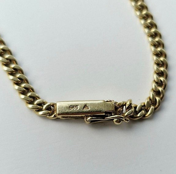 Gullkjede i 585 (14 karat) gull | FINN torget