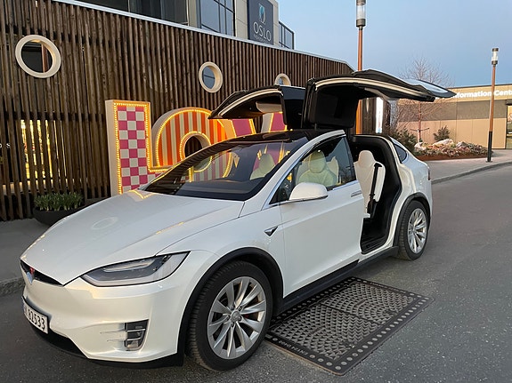 Bruktbil til salgs: Tesla Model X - 2018 - Hvit - 524 hk - SUVOffroad ...