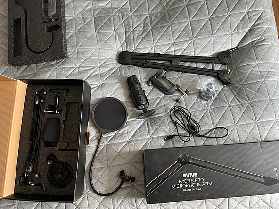 Svive Leo studio kit og Hydra pro mikrofon arm | FINN torget