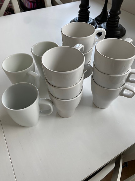 kaffe krus 10 stk ikea, 2 stk fra Rosendahl | FINN torget