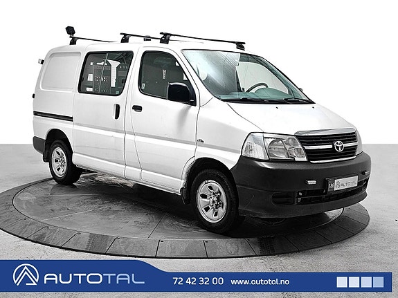 Bruktbil til salgs: Toyota HiAce - 2009 - Hvit - 117 hk - Kasse | FINN.no