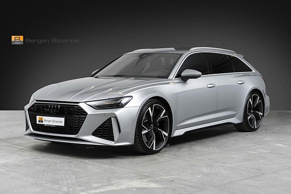 Bruktbil til salgs: Audi RS6 - 2021 - Sølv - 611 hk - Stasjonsvogn | FINN.no