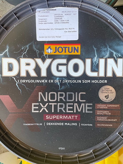 Drygolin Nordic Extreme supermatt «varmgrå» | FINN torget