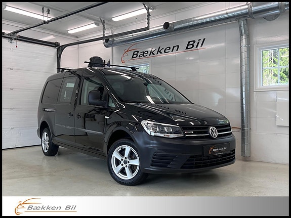 Bruktbil til salgs: Volkswagen Caddy Maxi - 2018 - Svart - 122 hk ...