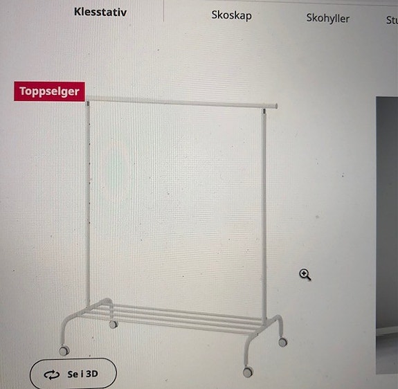 Ikea klesstativ | FINN torget