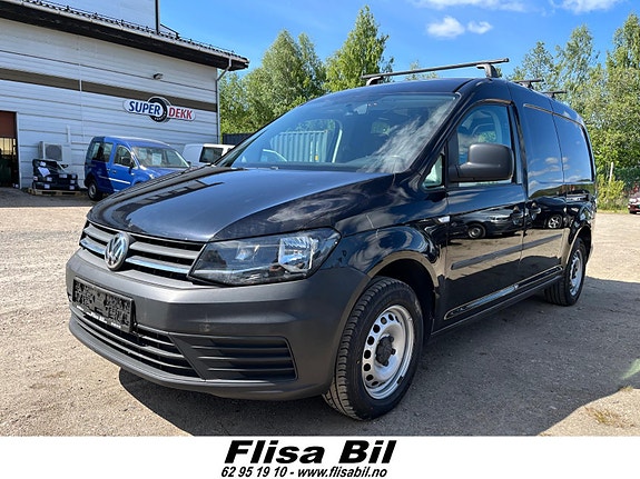Bruktbil til salgs: Volkswagen Caddy Maxi - 2016 - Svart - 102 hk ...