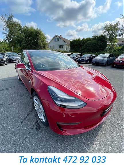 Bruktbil til salgs: Tesla Model 3 - 2019 - Rød - 462 hk | FINN.no