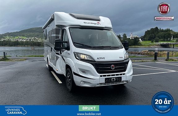 Bobil til salgs: Sunlight T 68 - SENKESENG - B SERTIFIKAT - ENKLE SENGER - 2019 - Delintegrert ...