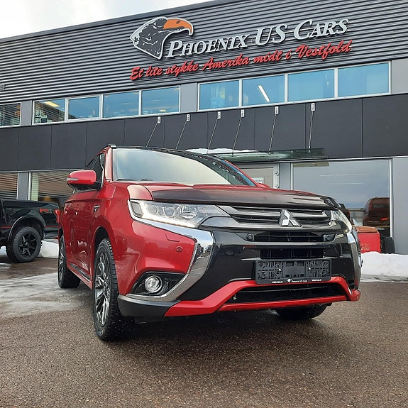 Bruktbil til salgs: Mitsubishi Outlander - 2017 - Rød - 284 hk - SUVOffroad | FINN.no