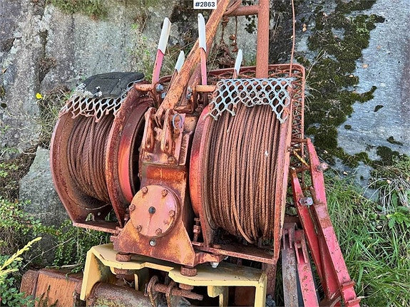 Til salgs: 4 tonns 2 trommel Skogvinsj | FINN.no