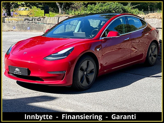 Bruktbil til salgs: Tesla Model 3 - 2019 - Rød - 476 hk - Sedan | FINN.no