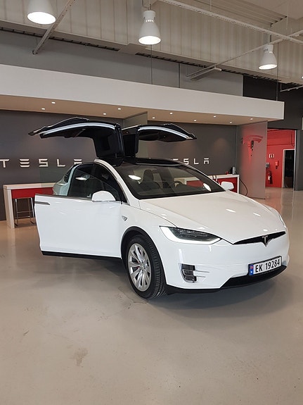 Bruktbil til salgs: Tesla Model X - 2016 - Hvit - 772 hk - SUVOffroad ...