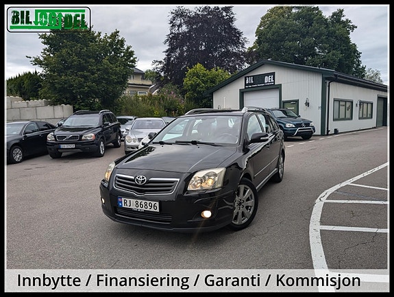 Bruktbil til salgs: Toyota Avensis - 2008 - Svart - 126 hk - Stasjonsvogn | FINN.no