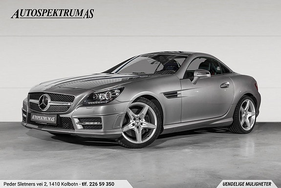 Bruktbil til salgs: Mercedes-Benz SLK - 2012 - Grå - 184 hk - Cabriolet ...