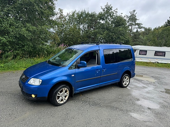 Bruktbil til salgs: Volkswagen Caddy Maxi - 2010 - Blå - 105 hk ...