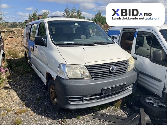 Auksjon: Toyota HiAce - 2007 - Hvit - 117 hk - Kasse | FINN.no
