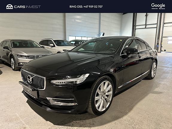 Bruktbil til salgs: Volvo S90 - 2018 - Svart - 408 hk - Sedan | FINN.no
