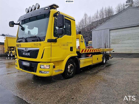 Til salgs: MAN TGL 4x2 Bergingsbil m 2 vinsjer, Brille og Svingbart ...