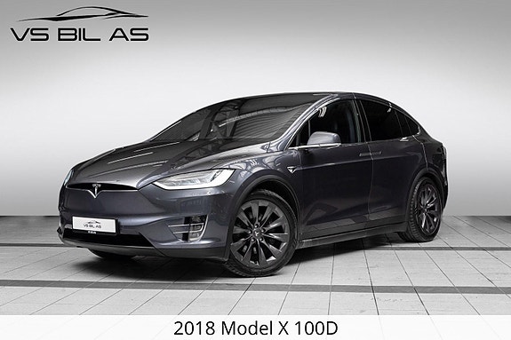 Bruktbil til salgs: Tesla Model X - 2018 - Grå - 525 hk | FINN.no