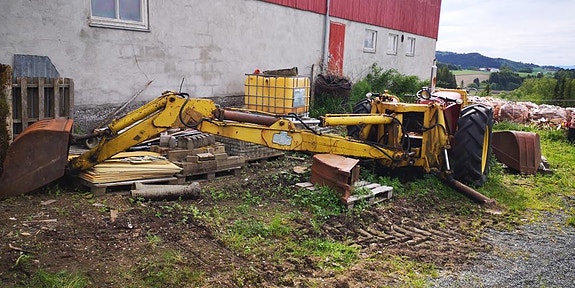 Til salgs: David Brown Traktorgraver hymas - 1965 | FINN.no