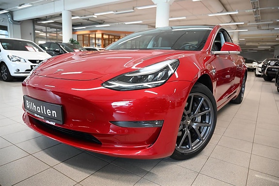 Bruktbil til salgs: Tesla Model 3 - 2019 - Rød - 462 hk - Sedan | FINN.no